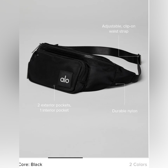 ALO Yoga | Bags | Alo Yoga Explorer Fanny Pack Black Nwt | Poshmark